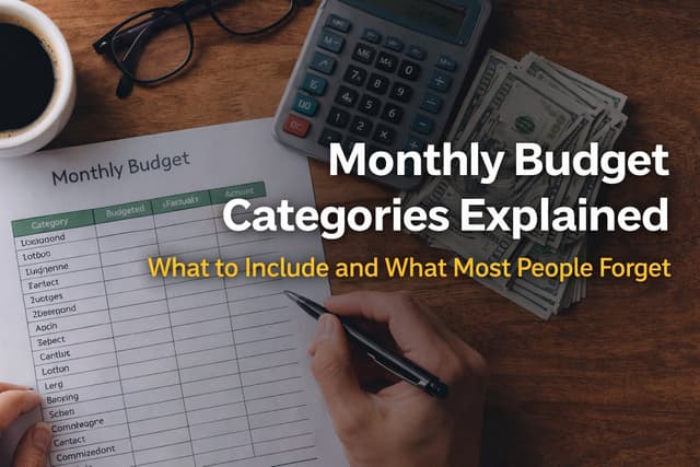 Monthly Budget Categories Explained: Essential Categories for a ...